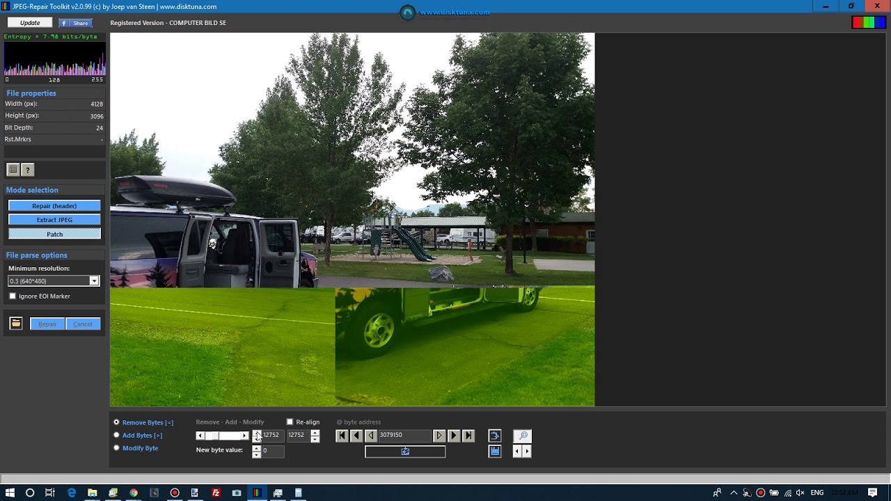 JPEG Repair / restoration. Fix Invalid markers and decoding errors ...