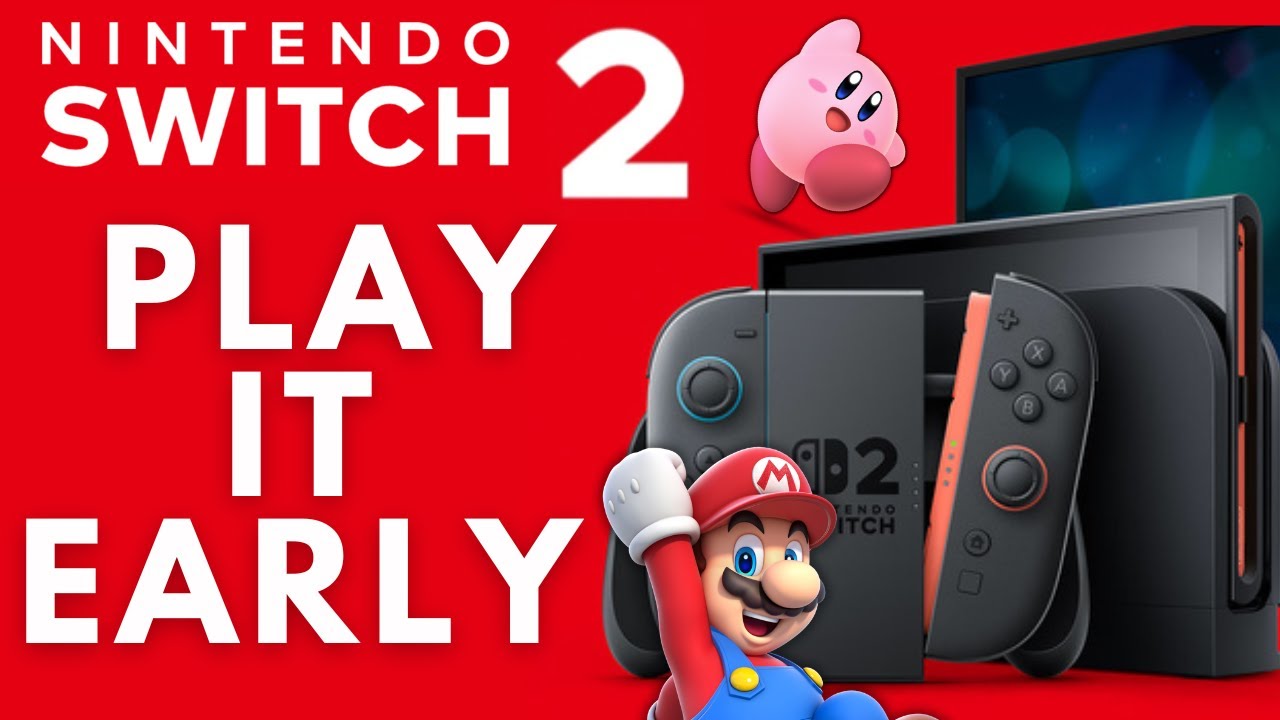 Play Switch 2 Early Before Everyone Else?! Nintendo Officially Reveals ...