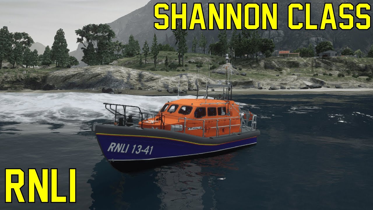 RNLI Shannon class - demonstration video [GTAV/FIVEM] - YouTube