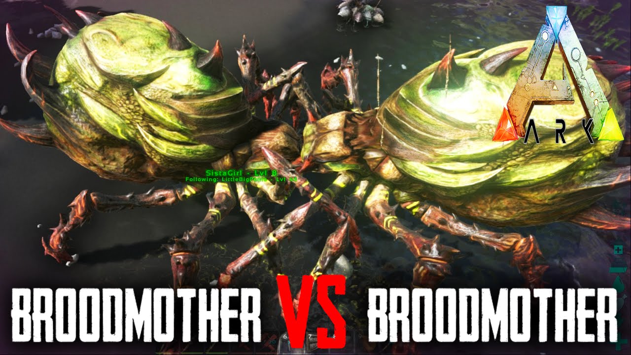 ARK Survival Evolved Godmode | BROODMOTHER vs BROODMOTHER | Gameplay ...