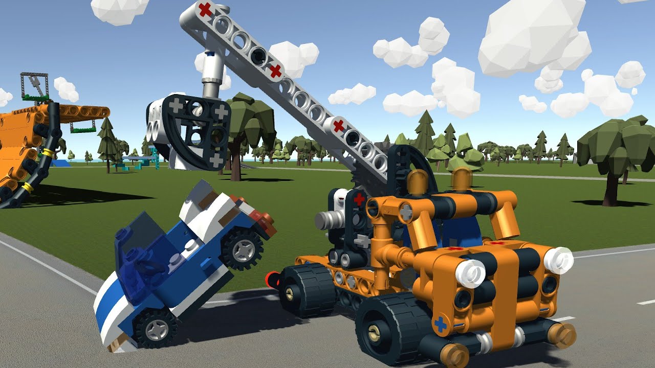 Play Lego Technic 42088 Cherry Picker in MoveMyMoc - YouTube