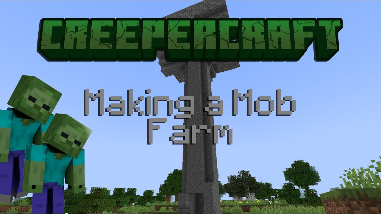 Episode six of CreeperCraft ''Making A Mob Farm'' - YouTube
