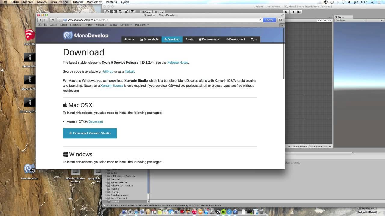 Unity 5 - Solucion por si MonoDevelop no funciona. - YouTube