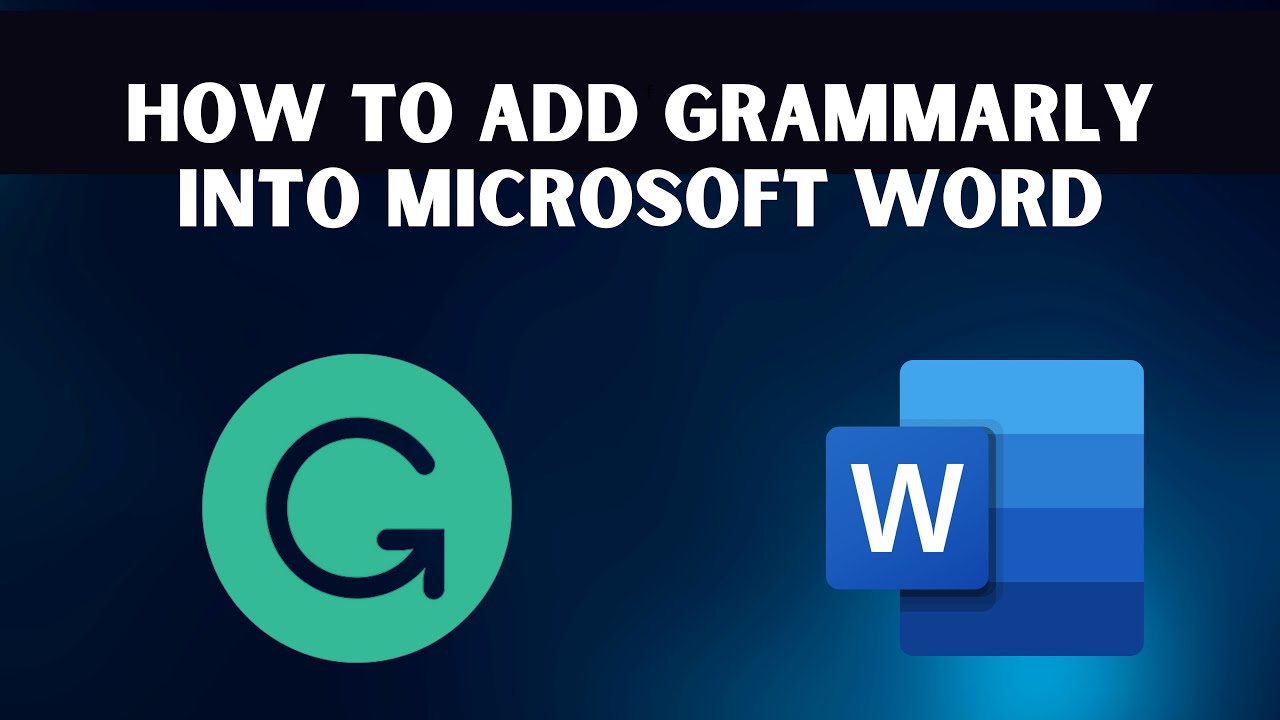 how to add grammarly into microsoft word - YouTube