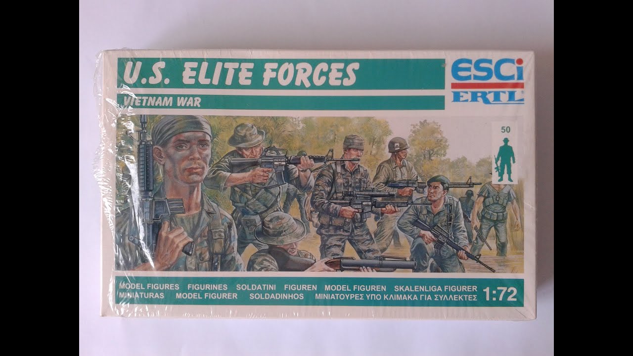ESCI (Revell, Italeri) 1/72 scale US Elite Forces figure set - Inbox ...