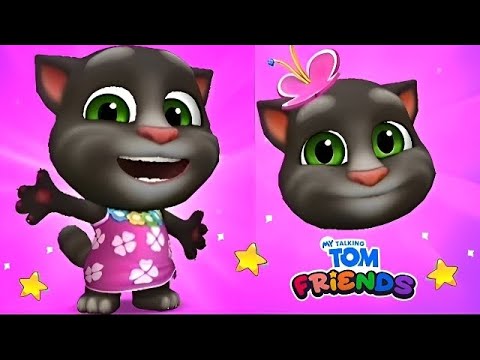 🌸🌷💗Hula Dress and Flower Costume 💗🌷🌸 Unlocked My Talking Tom Friends ...
