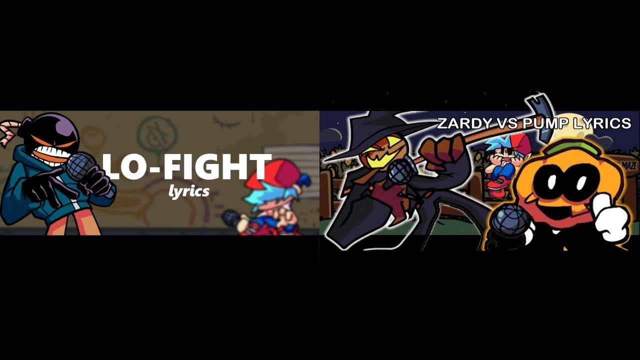 Friday Night Funkin' - Whitty vs Zardy Lo Fight Lyrics (Duet Song ...