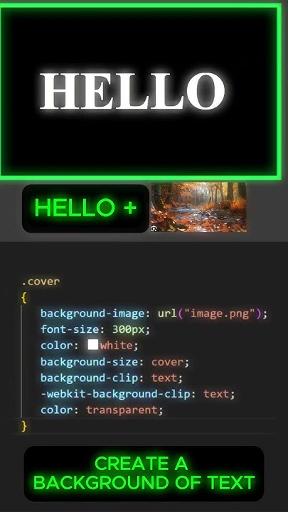 Add Image In The Text Background using CSS #coding #text #glowingskin #coding #webdesign - YouTube