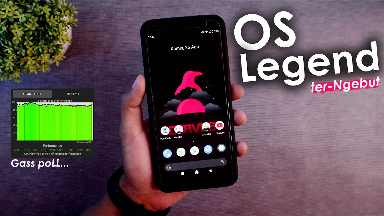 OS Legend, Corvus V5.5 android 10 - YouTube