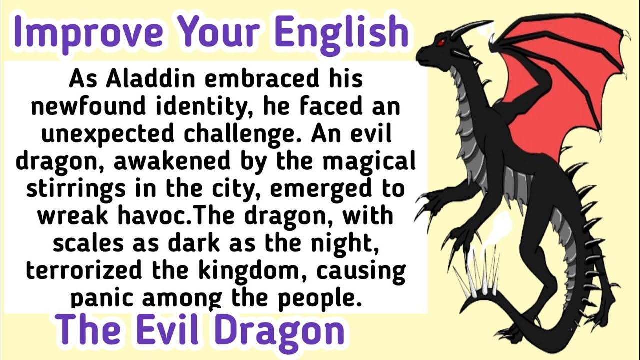 The Evil Dragon | Improve Your English | English Listening Practice ...