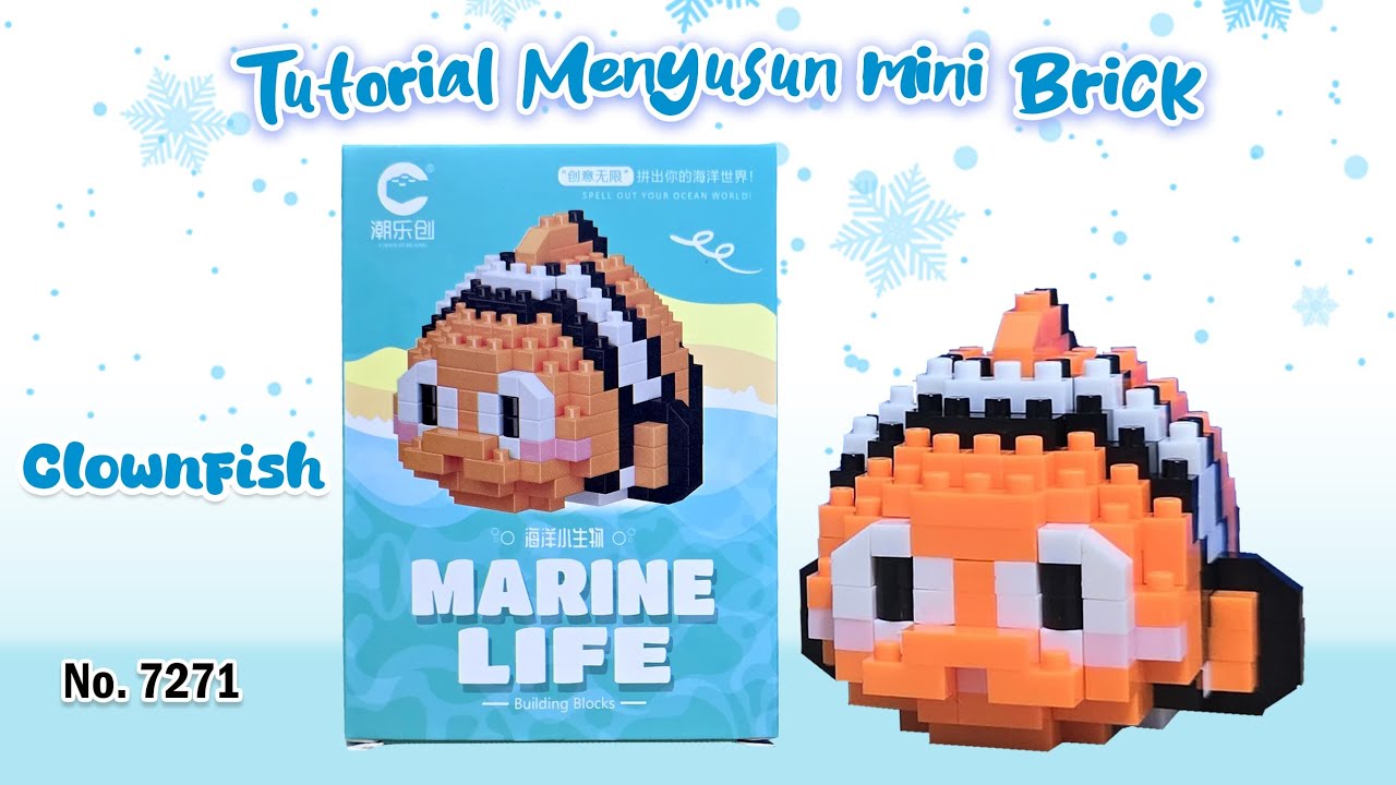 HOW I BUILD MINI LEGO BRICKS NANO BLOCKS MARINE LIFE SERIES NO. 7271 ...