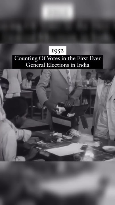 India's first election 1952 - YouTube
