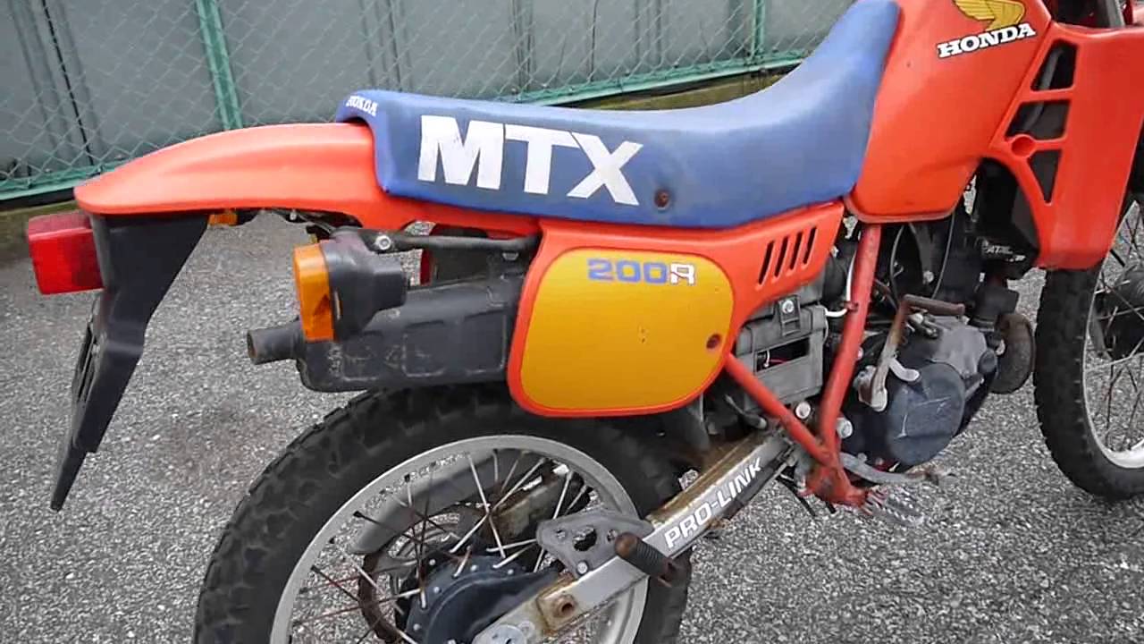 HONDA MTX200R 参考動画 - YouTube