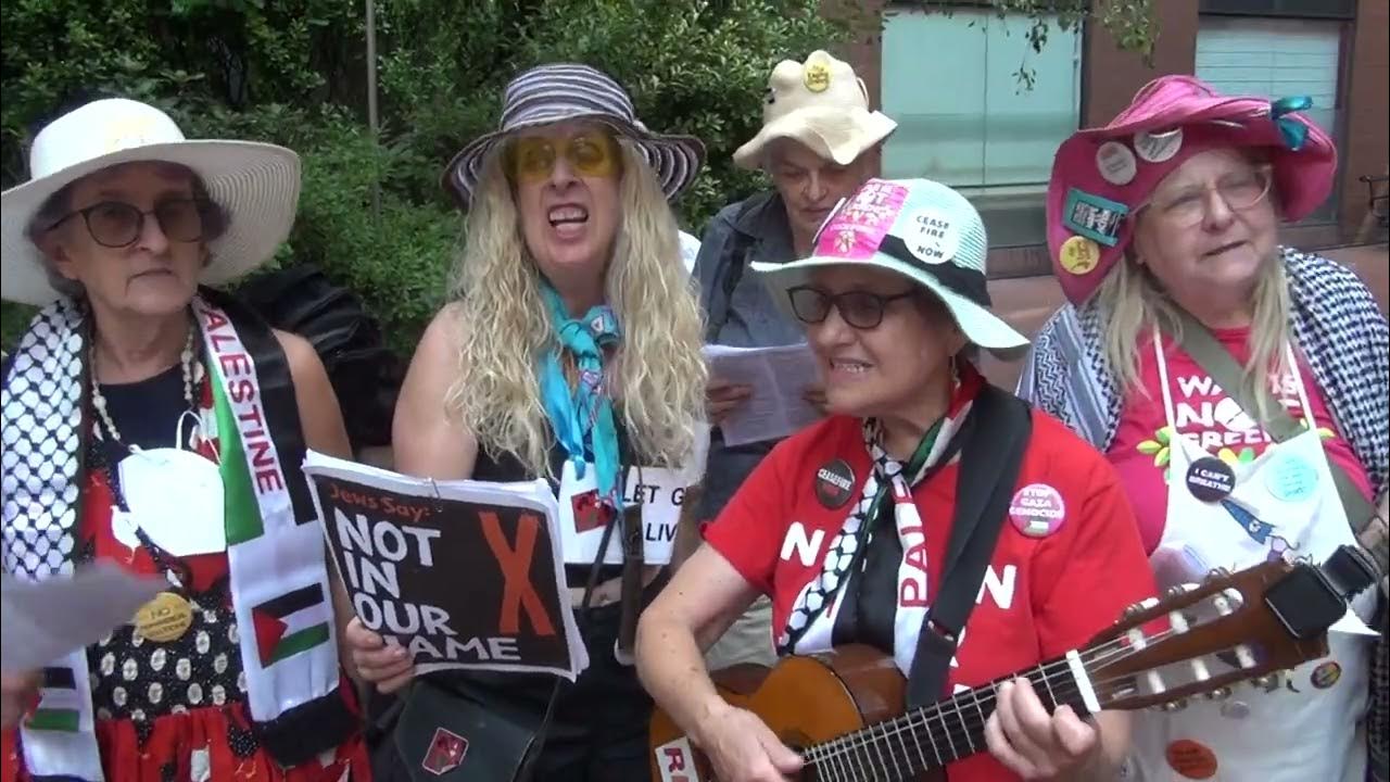 Raging Grannies Sidewalk Concert Encouraging UN To End War - YouTube Raging Grannies Sidewalk Concert Encouraging UN To End War - YouTube