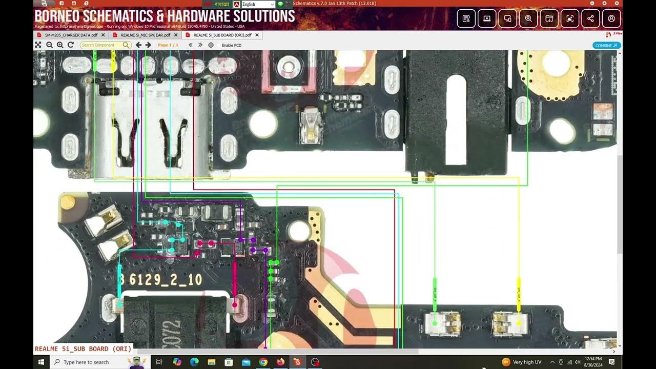 Realme 5i Mic Ringer Speaker Ways Problem Solution By Borneo Schematic Hardware Diagram - YouTube