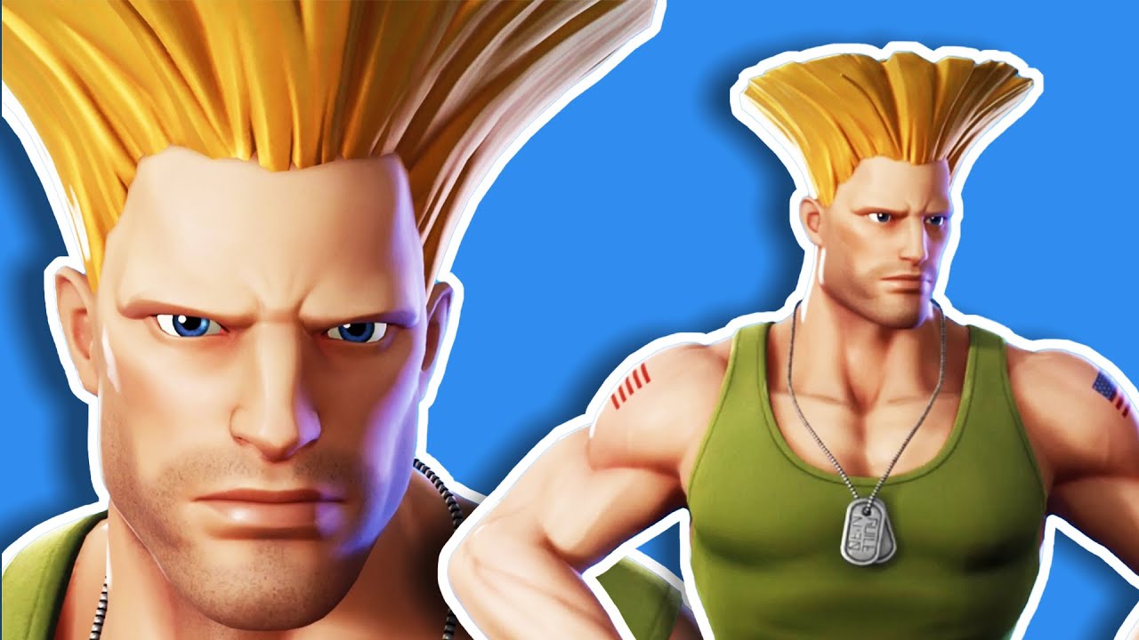 Fortnite Street Fighter Guile Skin (PS5 Gameplay) - YouTube