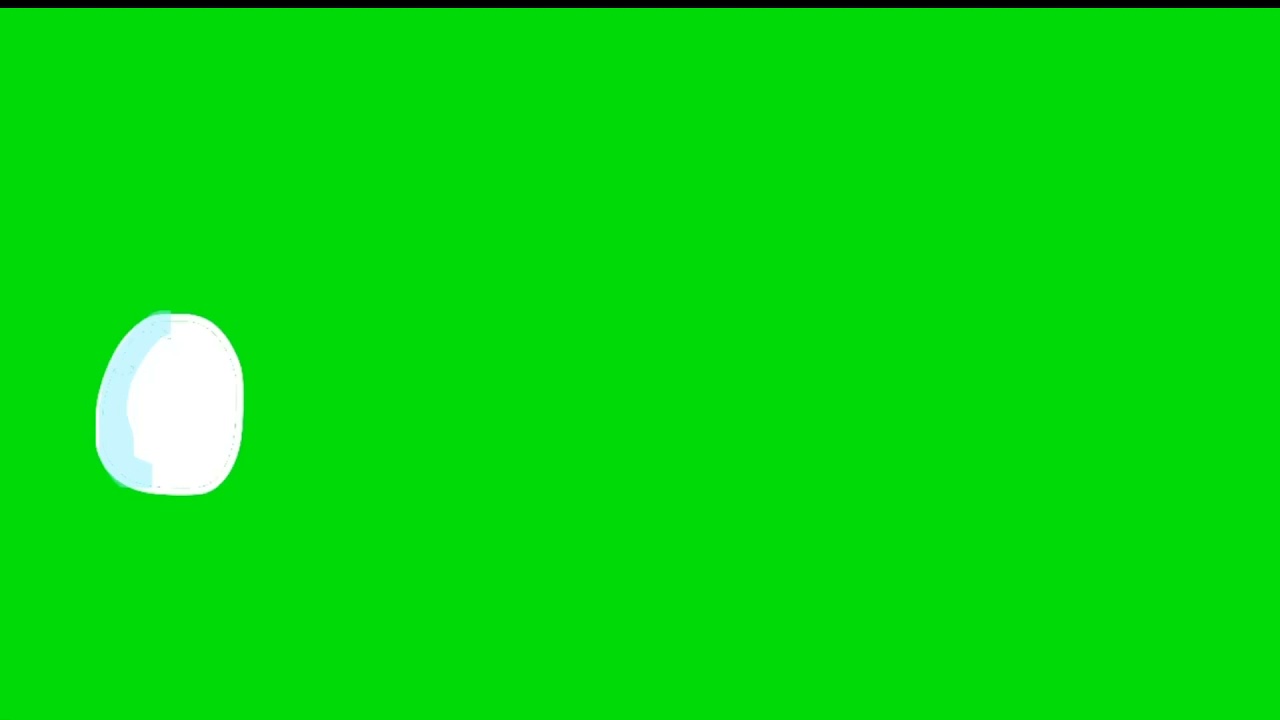 Snowball hitting object greenscreen free to use - YouTube