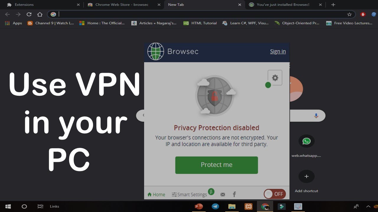 Use VPN in your PC | How to active VPN without any software | Active ...