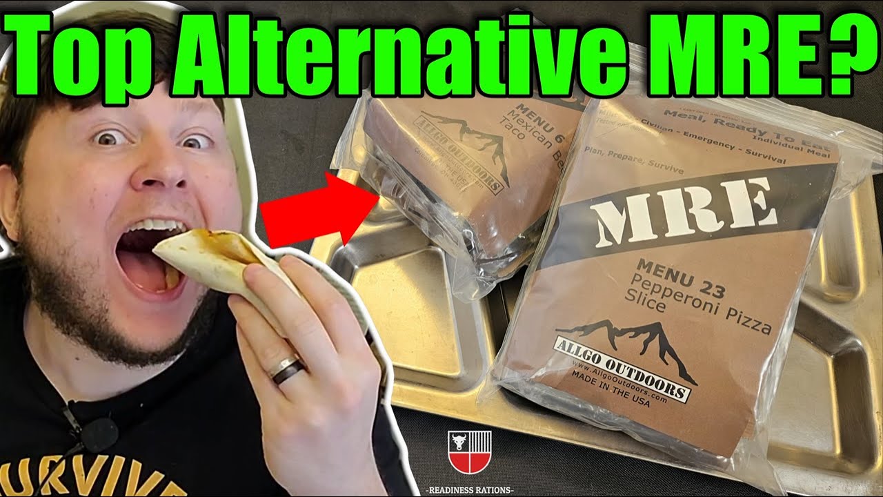 ALLGO Outdoors MRE Review | Military Spec Ration? 🌮 Mexican Beef Taco ...