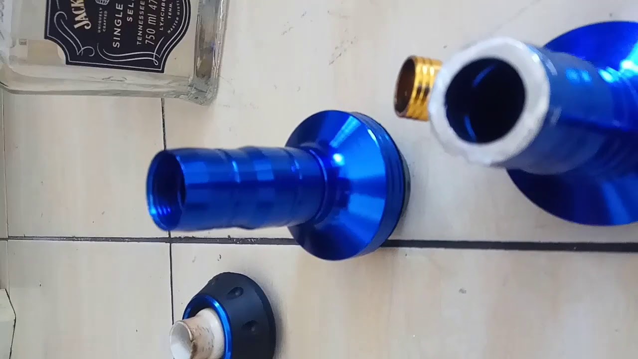 Boong shisha custom dari bekas botol minuman - YouTube