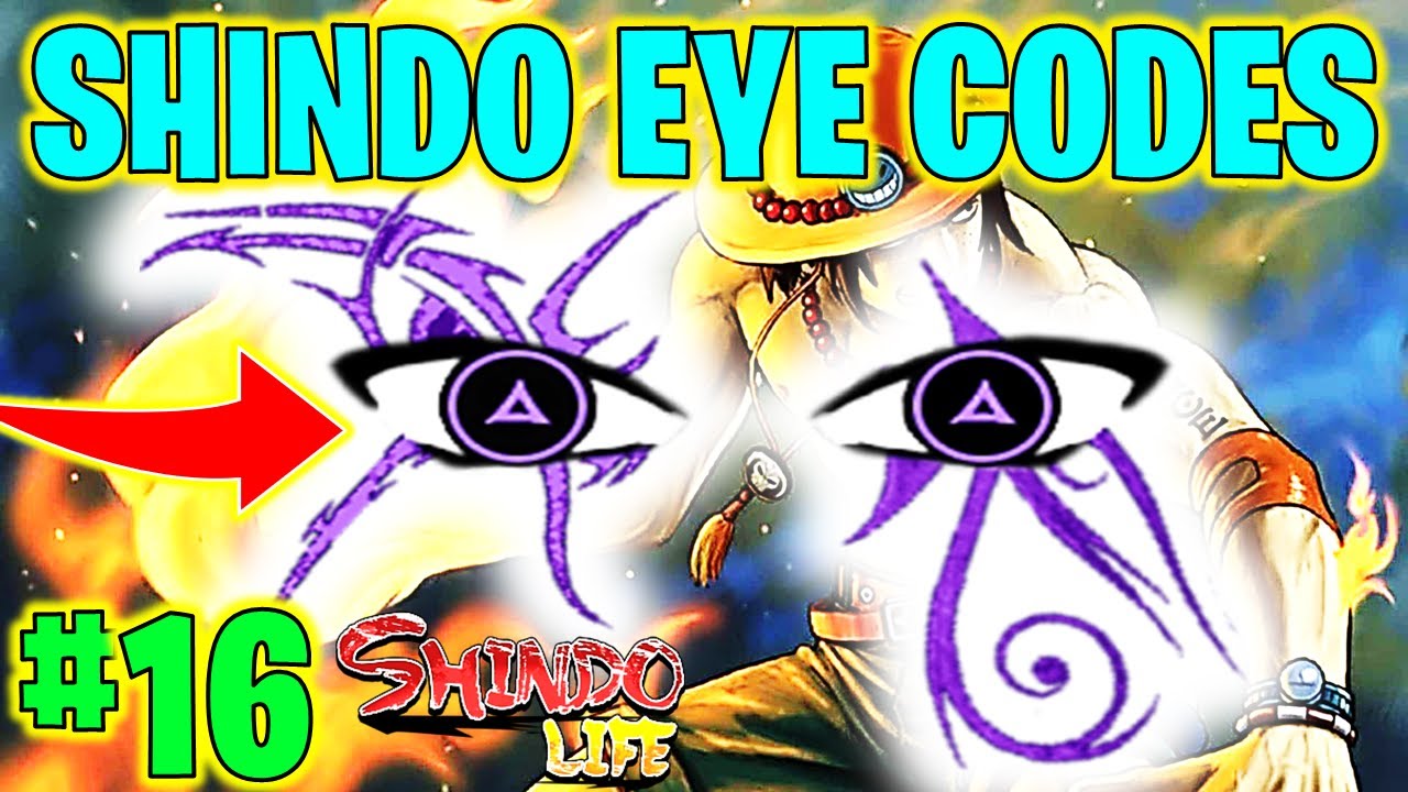 ⭐[1M 800K LIKES CODES!] NEW SHINDO LIFE CUSTOM EYE CODES #16⭐ - YouTube