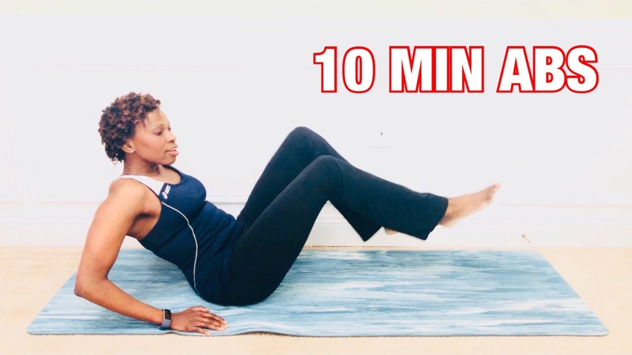 10 MIN ABS WORKOUT / CORE TONER EXERCISE / TOTAL ABS WORKOUT / 10 MIN ...