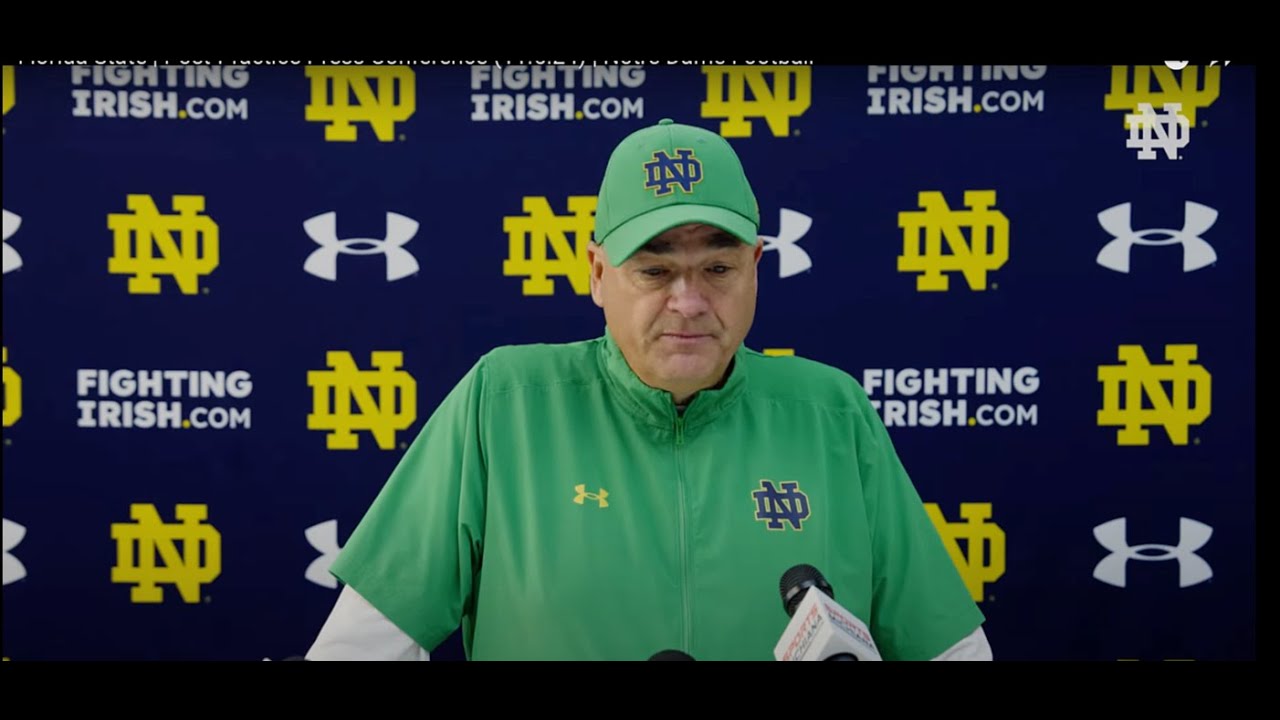 Notre Dame Coordinators Mike Denbrock & Al Golden Preview Matchup vs ...