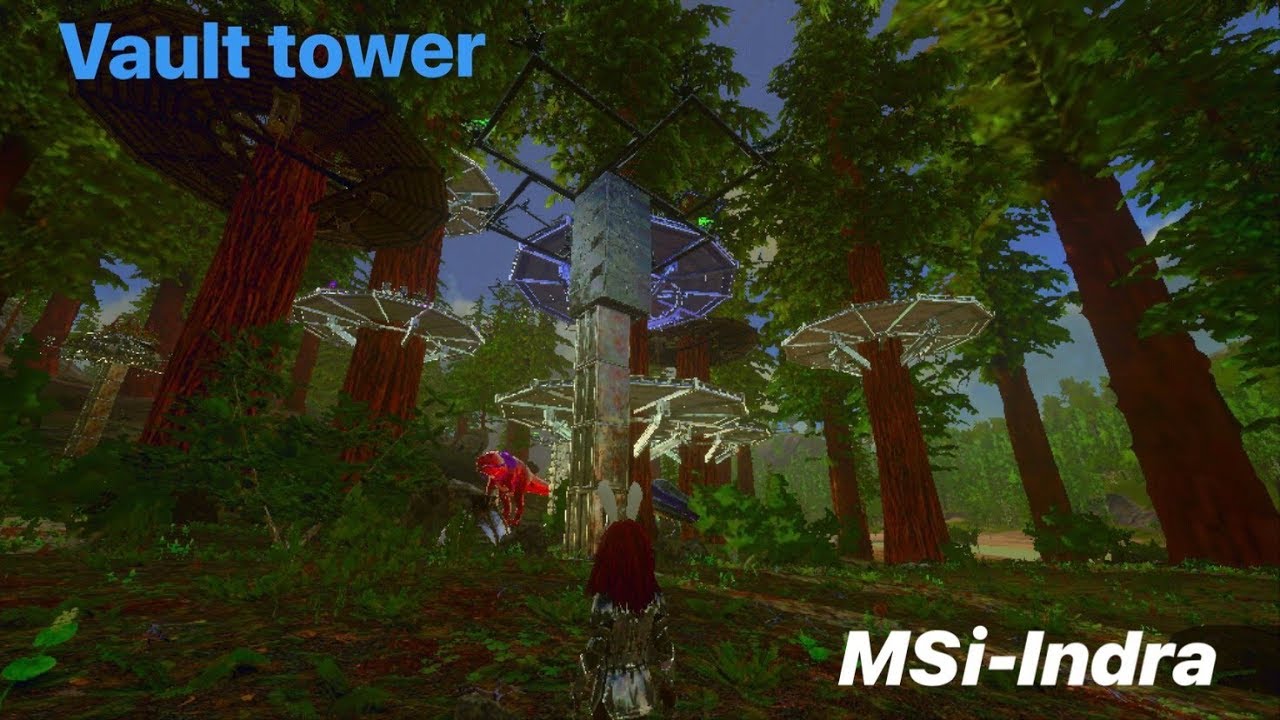 MSi-Indra |ARK Mobile| Making a vault tower tank Tek Rifle - YouTube