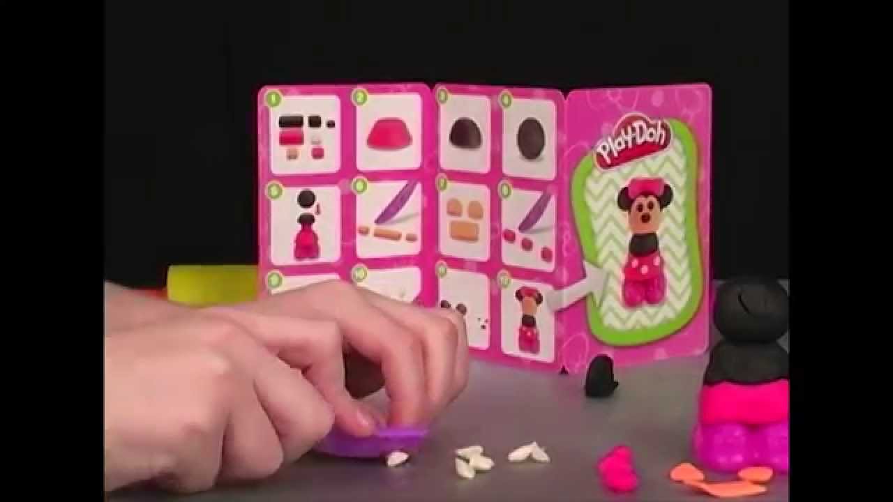 Play Doh Minnie Mouse and Daisy Duck Makeables How to Make It - YouTube