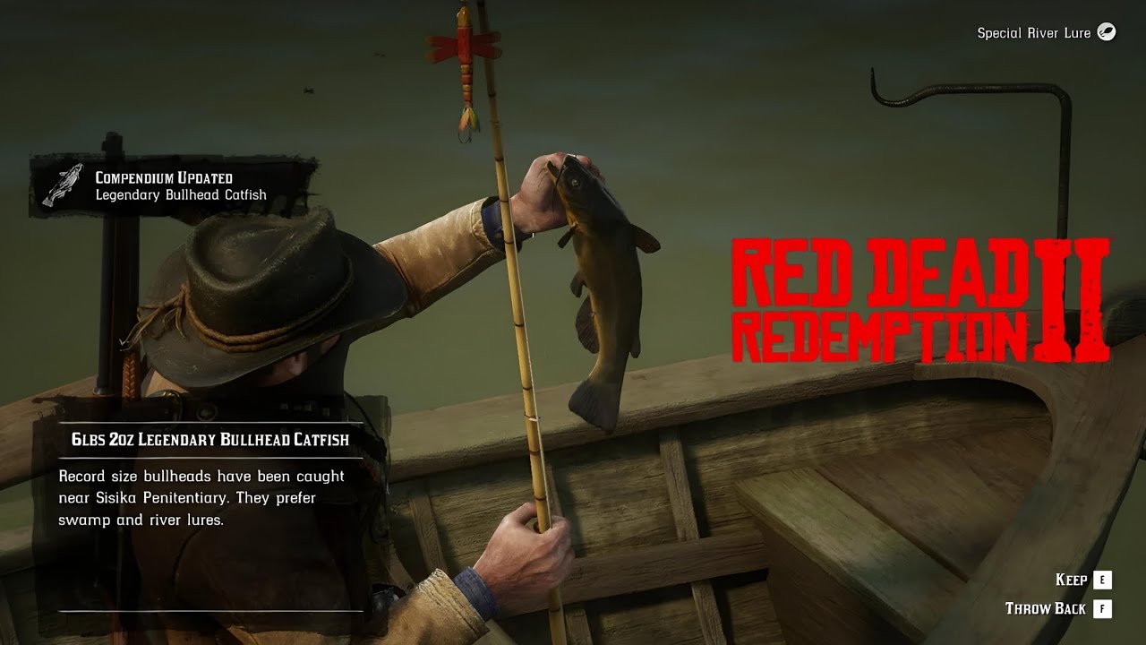 Red Dead Redemption 2 Legendary Fish - Legendary Bullhead Catfish - YouTube
