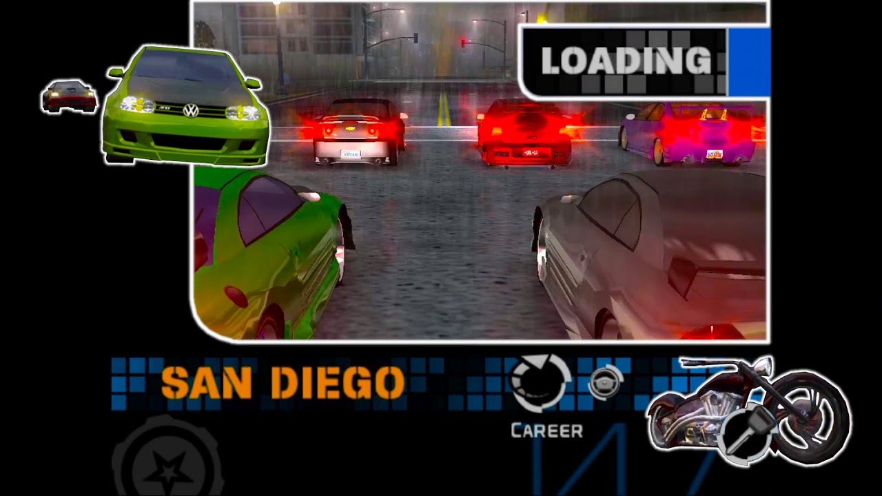 Midnight Club 3 Gameplay - Phill and Tunners - Golf R32 - YouTube