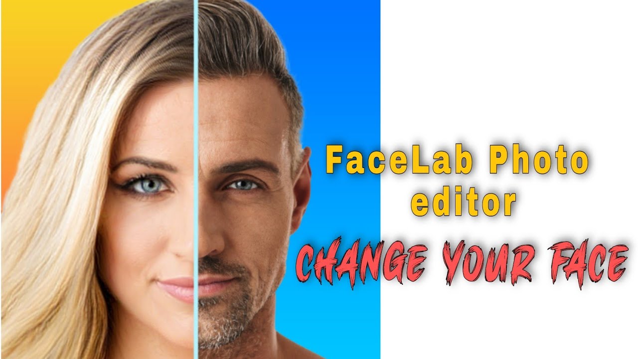 FaceLab photo editor. How to edit in facelab. - YouTube