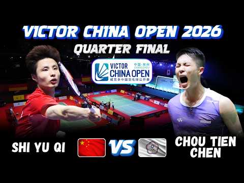 😱🔥FANTASTIC MATCH🔥😱 SHI Yu Qi (CHN) vs CHOU Tien Chen (TPE) | VICTOR China Open 2026 Badminton