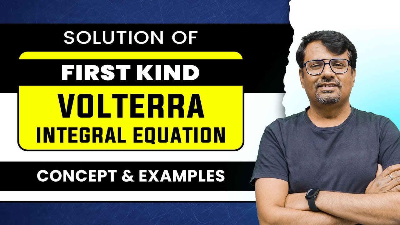 Integral Equation - Solution Of Volterra Integral Equation of First Kind | by GP Sir - YouTube