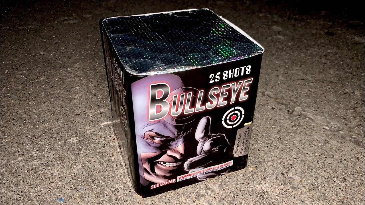 Bullseye 25 Shot Firework 💥 - YouTube