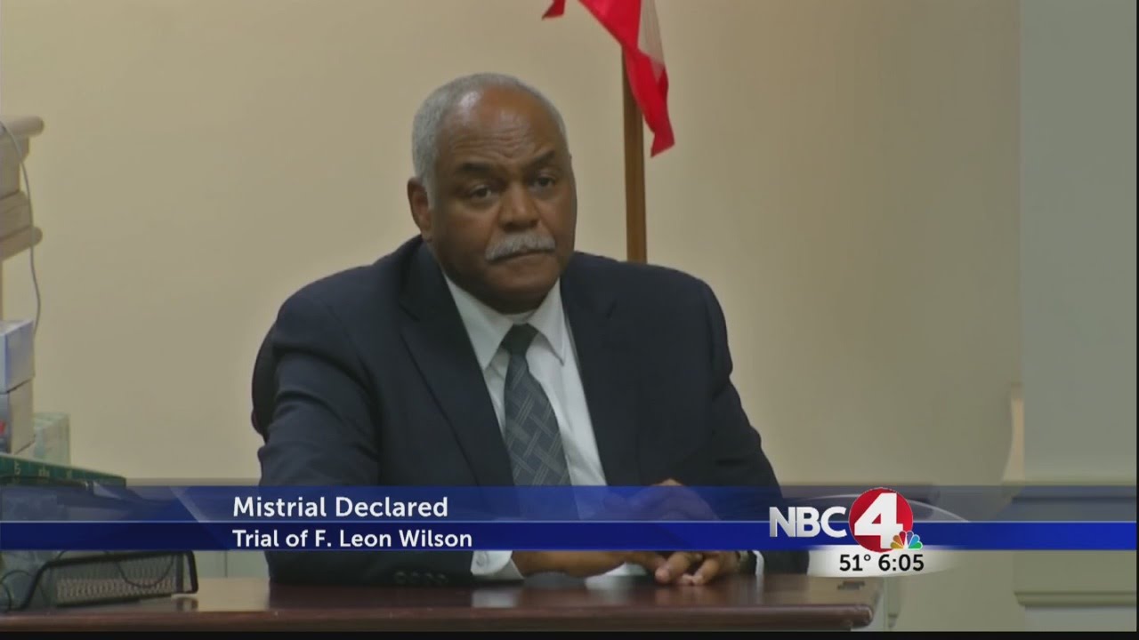 Mistrial declared in F. Leon Wilson trial - YouTube