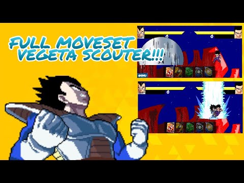 FULL MOVESET COMPLETO VEGETA SCOUTER - LEGENDARY WARRIORS - YouTube