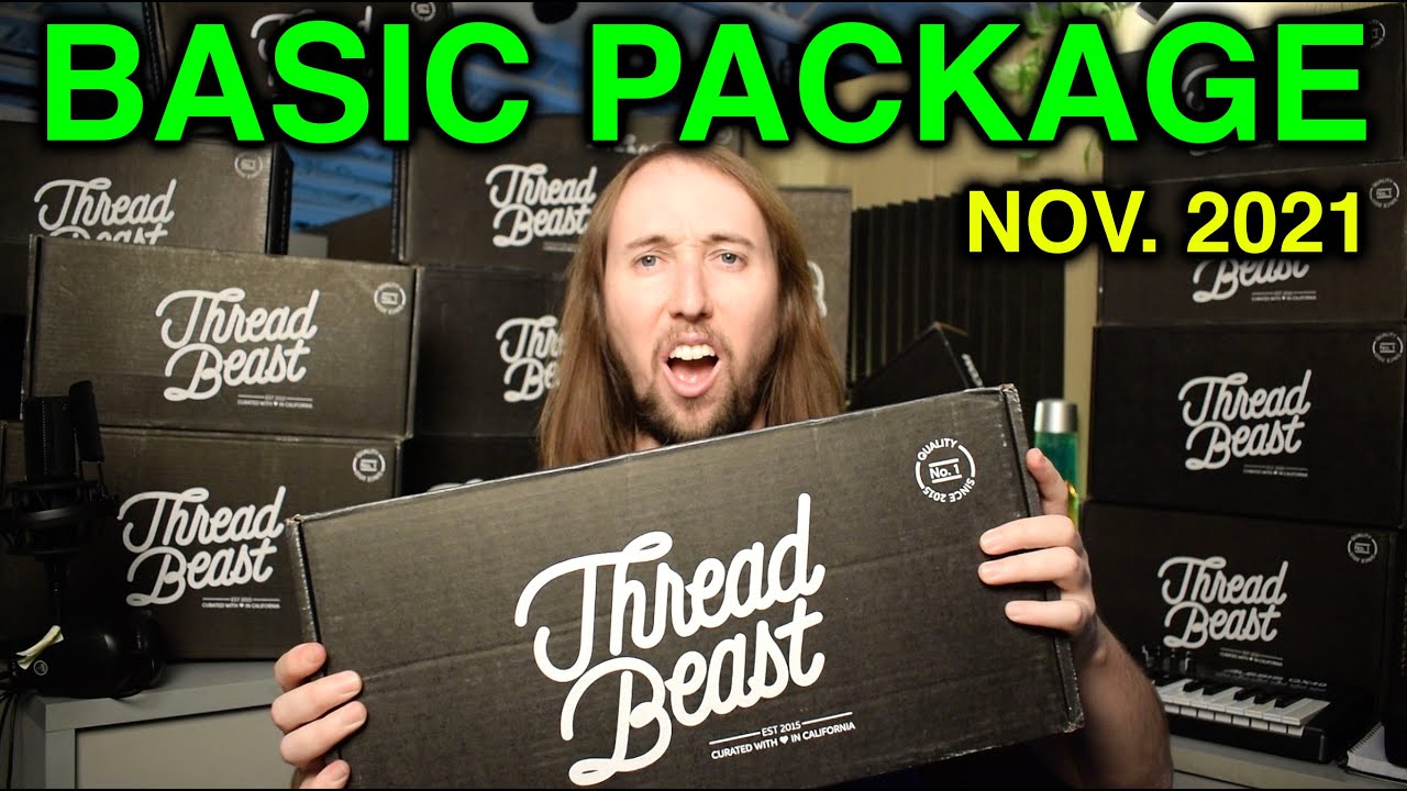 ThreadBeast Basic Package Unboxing and Review | November 2021 - YouTube