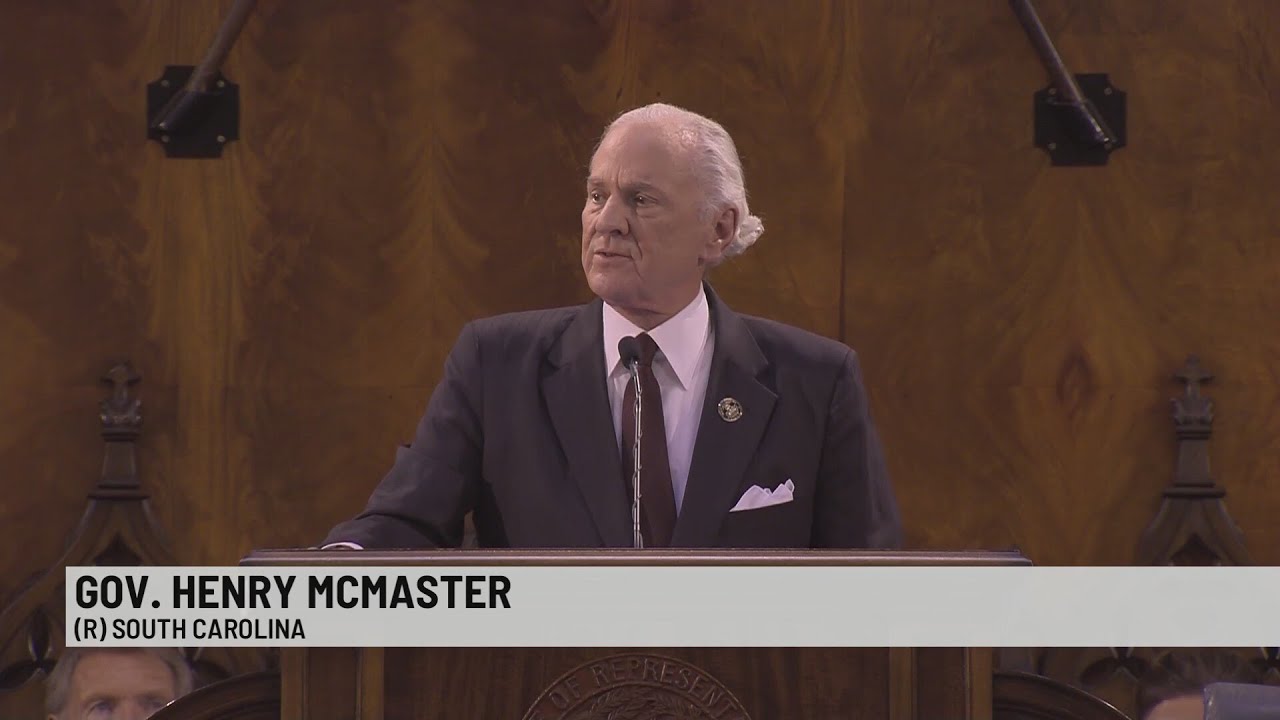 Gov. McMaster delivers State of the State address Wednesday - YouTube