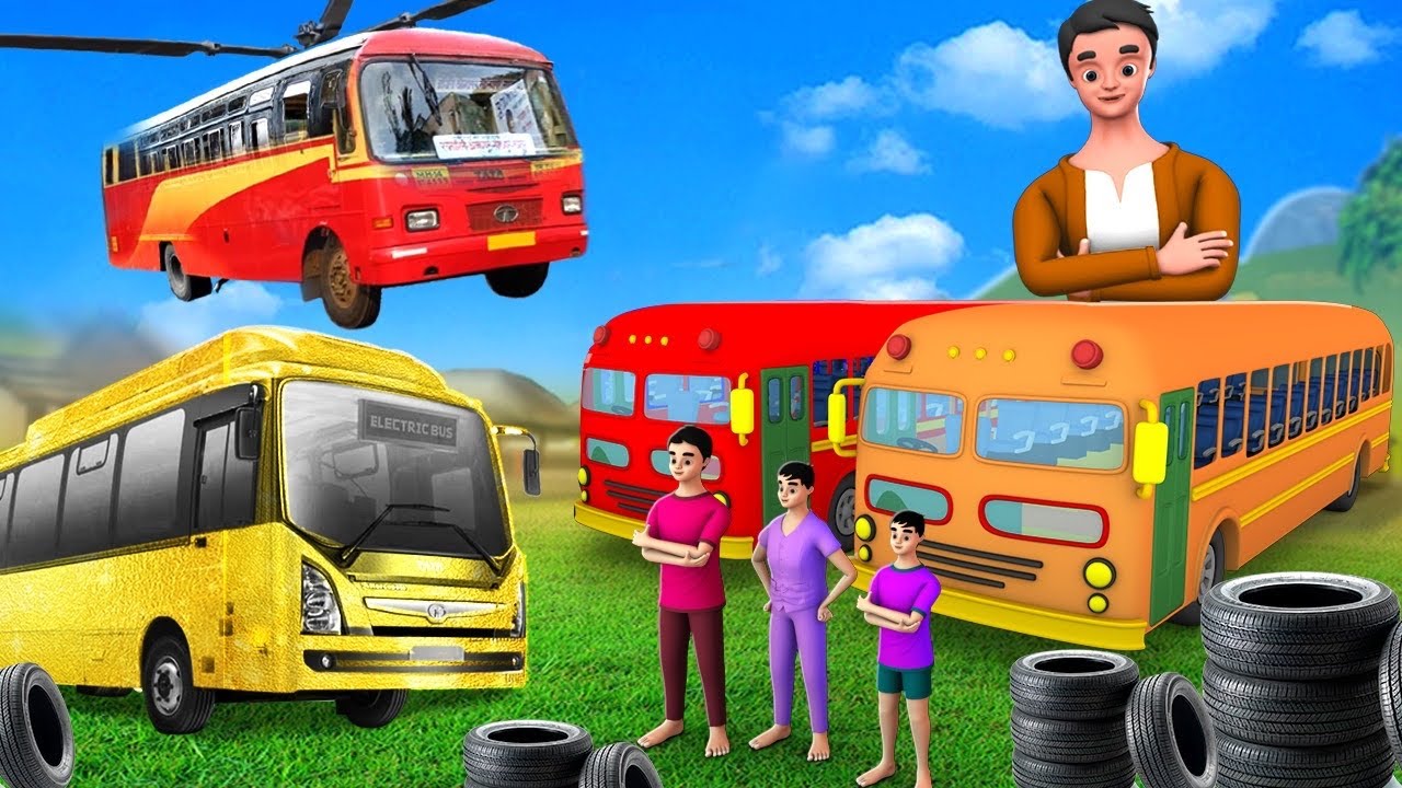 जादुई बस - Magical Bus Stories Collection | 3D Animated Hindi Moral Stories | Maa Maa TV Hindi ...