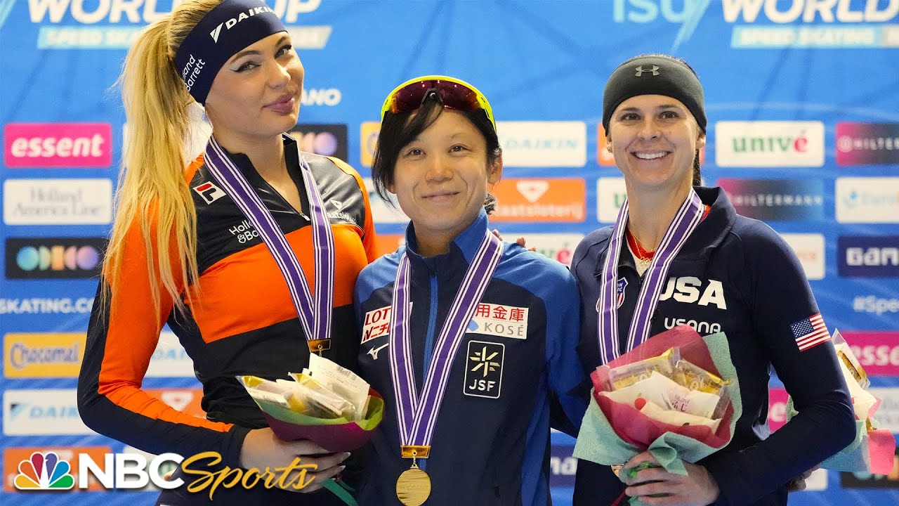Brittany Bowe battles Jutta Leerdam in thrilling 1000m finish | NBC Sports - YouTube