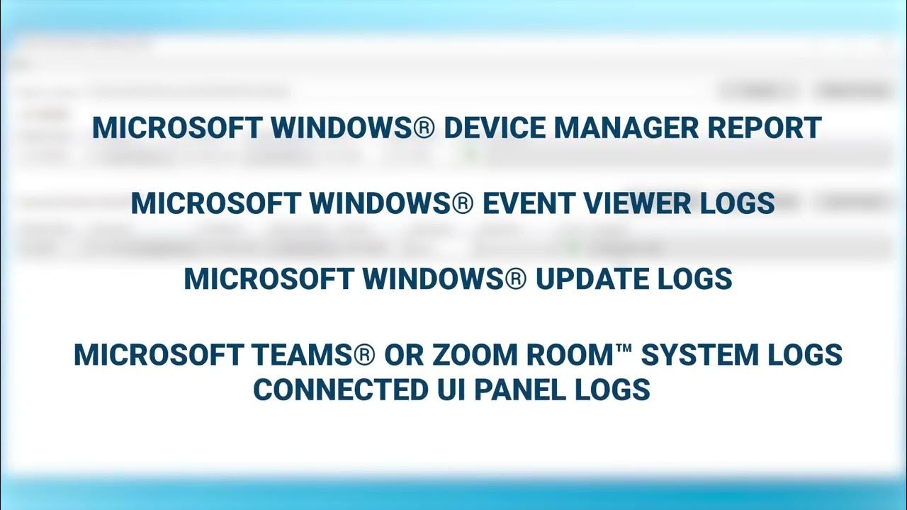 CTI | Crestron Toolbox™: Crestron Flex Info Gathering Tool - YouTube