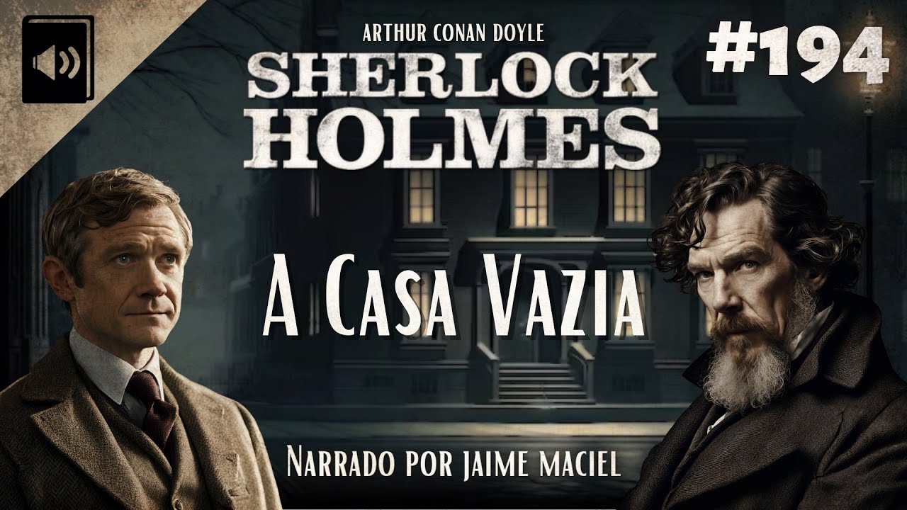 #194 - Audiolivro - Sherlock Holmes: A Casa Vazia - Arthur Conan Doyle ...