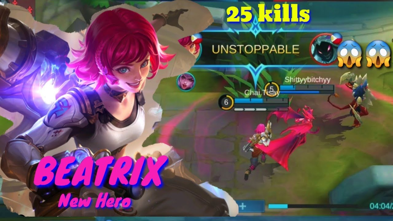 New Hero Beatrix Perfect Gameplay | 25 kills - YouTube