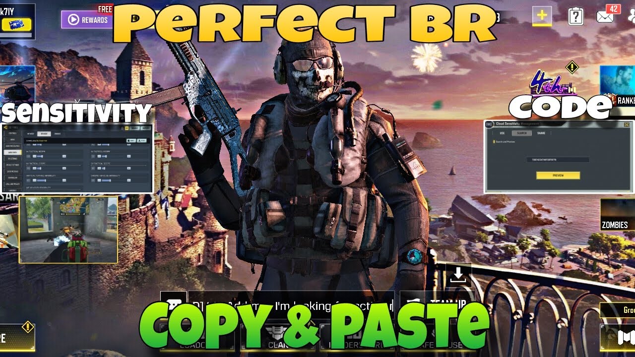EVERY CODM BR PLAYER MUST TRY THIS PERFECT SENSITIVITY SETTINGS CODE 🔥 ...
