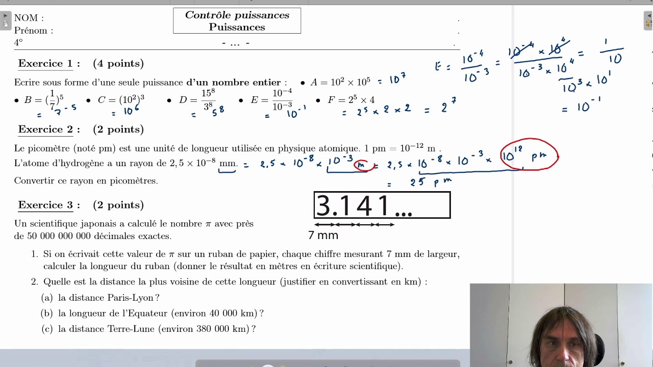 4e : correction DS 2 : ex 1, 2, 3, 4 - YouTube