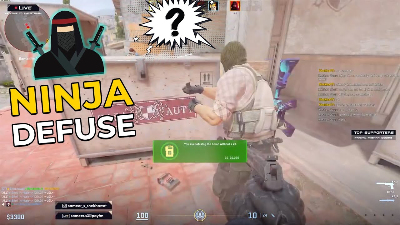 Ninja Defuse | Counter Strike 2 - YouTube