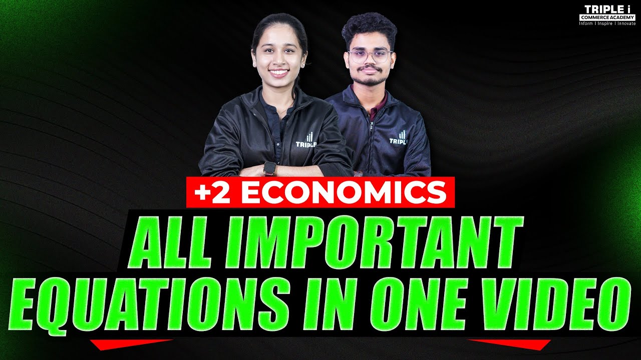 +2 Economics: All Important Equations in One Video! - YouTube