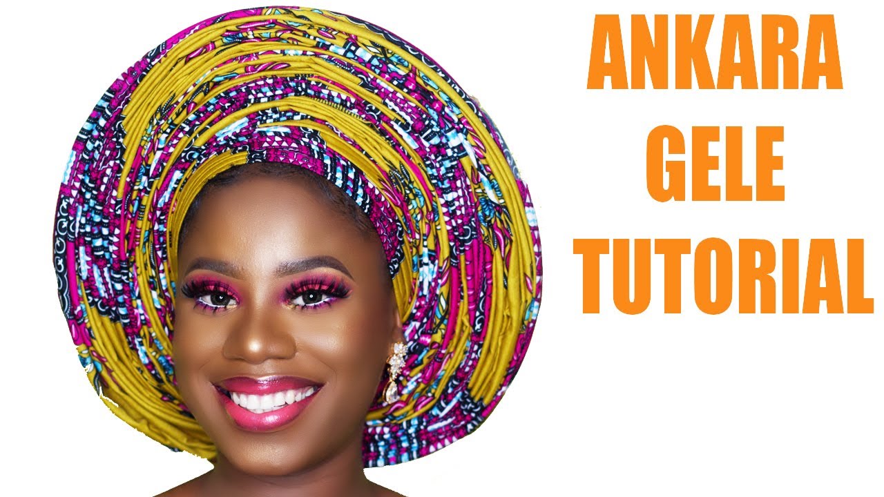 HOW TO TIE ROUND ANKARA GELE WITH INFINITY PLEATS (very detailed ...