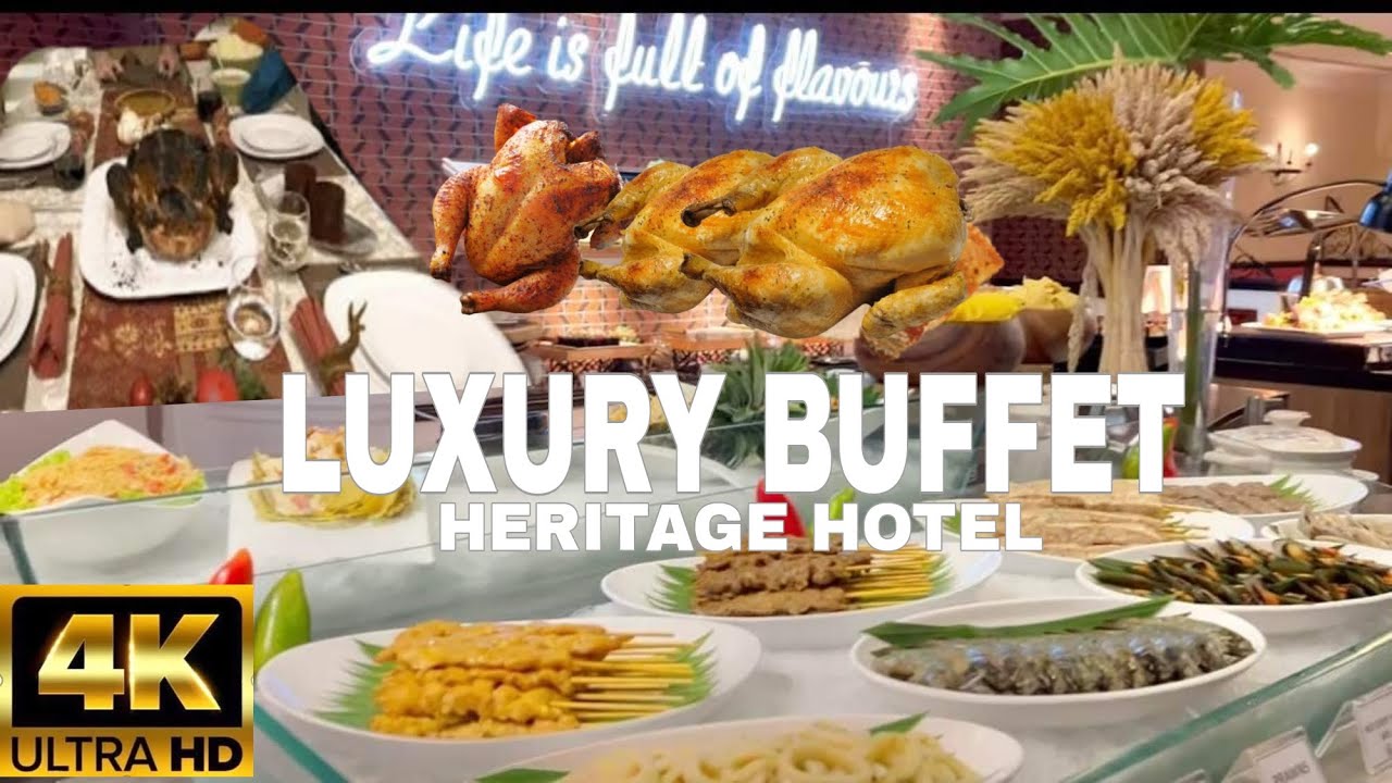 The Newest #Riviera Cafe Buffet @ #Heritage Hotel #Manila 🇵🇭 | Walking ...
